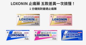 【2025 最新版】LOXONIN 樂松止痛藥 5 款差異｜成分・劑量・選購懶人包